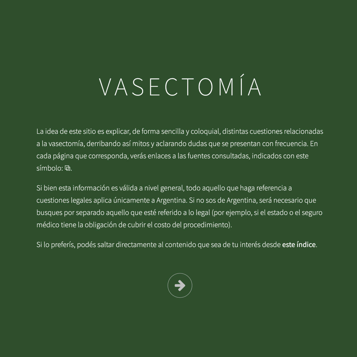 Vasectomía